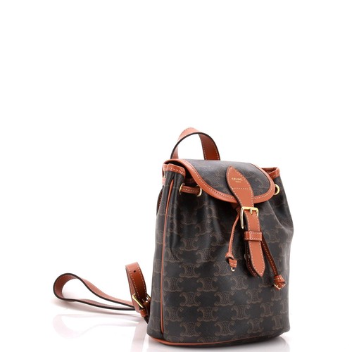 Celine Folco Backpack Triomphe Coated Canvas Mini | eBay