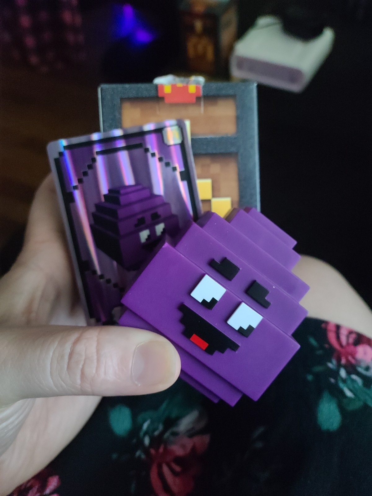 McDonald's - A Minecraft Movie - Grimace Egg Toy & Unused Code Card | eBay