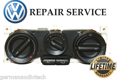 REPAIR SERVICE for VOLKSWAGEN VW NEW BEETLE CLIMATE CONTROL A/C HEATER ...