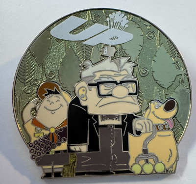 Disney Pixar Up 2009 Carl Fredricksen Russell Dug House Balloons Pin | eBay