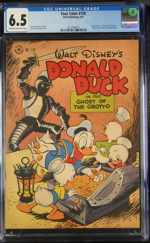FOUR COLOR #159 DONALD DUCK IN GHOST OF THE GROTTO DELL GOLDEN AGE ...