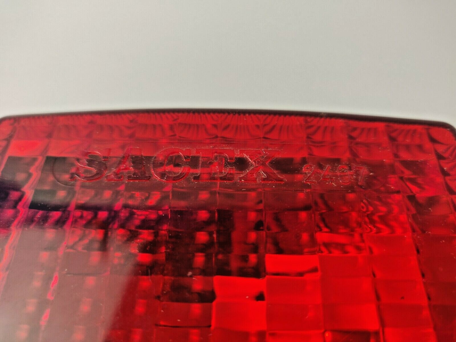 mint nos sacex 2407 rare car fog lamp vintage red tail Vehicle light | eBay