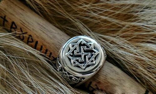 Men's Valkyrie Viking Signet Ring For Any Occasion In 935 Argentium ...