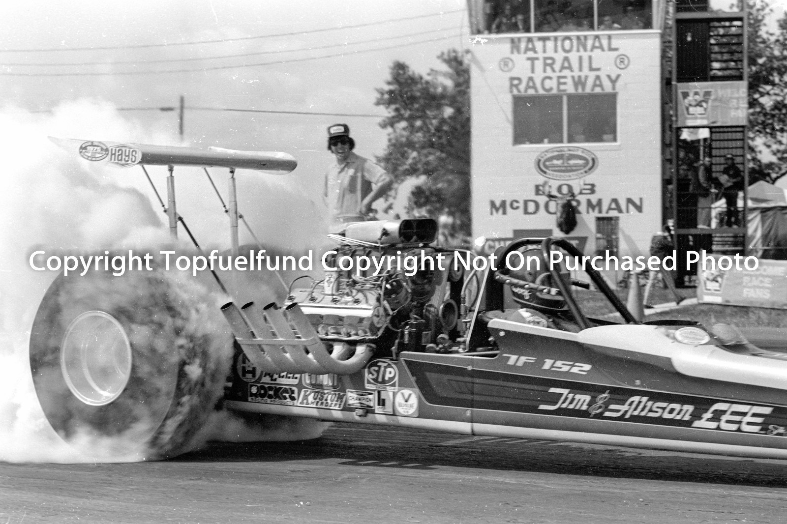 Jim and Alison Lee 8x12 Photo Vintage Early NHRA Dragster | eBay