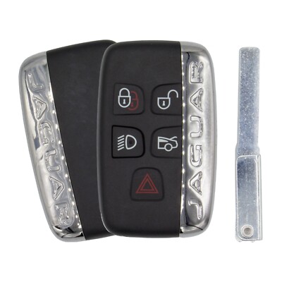 Used Jaguar XE XF XJ Smart Key Keyless Remote Prox KOBJTF10A W/ uncut ...