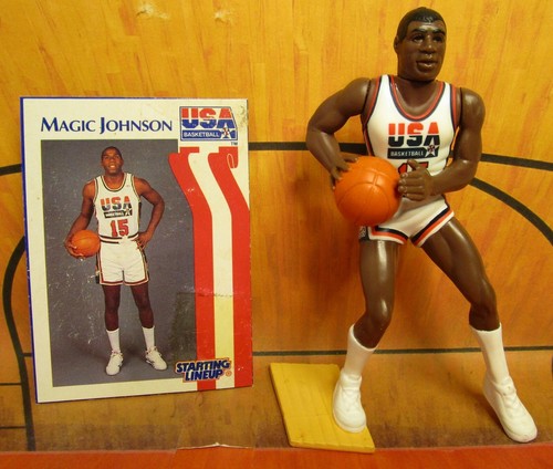 MAGIC JOHNSON 1992 Starting Lineup Basketball - DREAM TEAM USA Figure ...