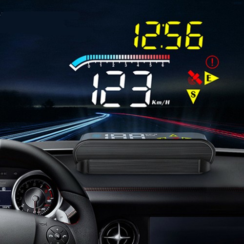 3.5in Car OBD2 II HUD Head Up Display Fuel Consumption Speed Warning ...