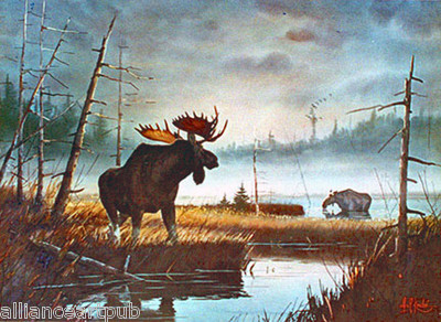 MOOSE COUNTRY - Ed. of 1200 S/N By Les Kouba + FREE Moose Liver for ...