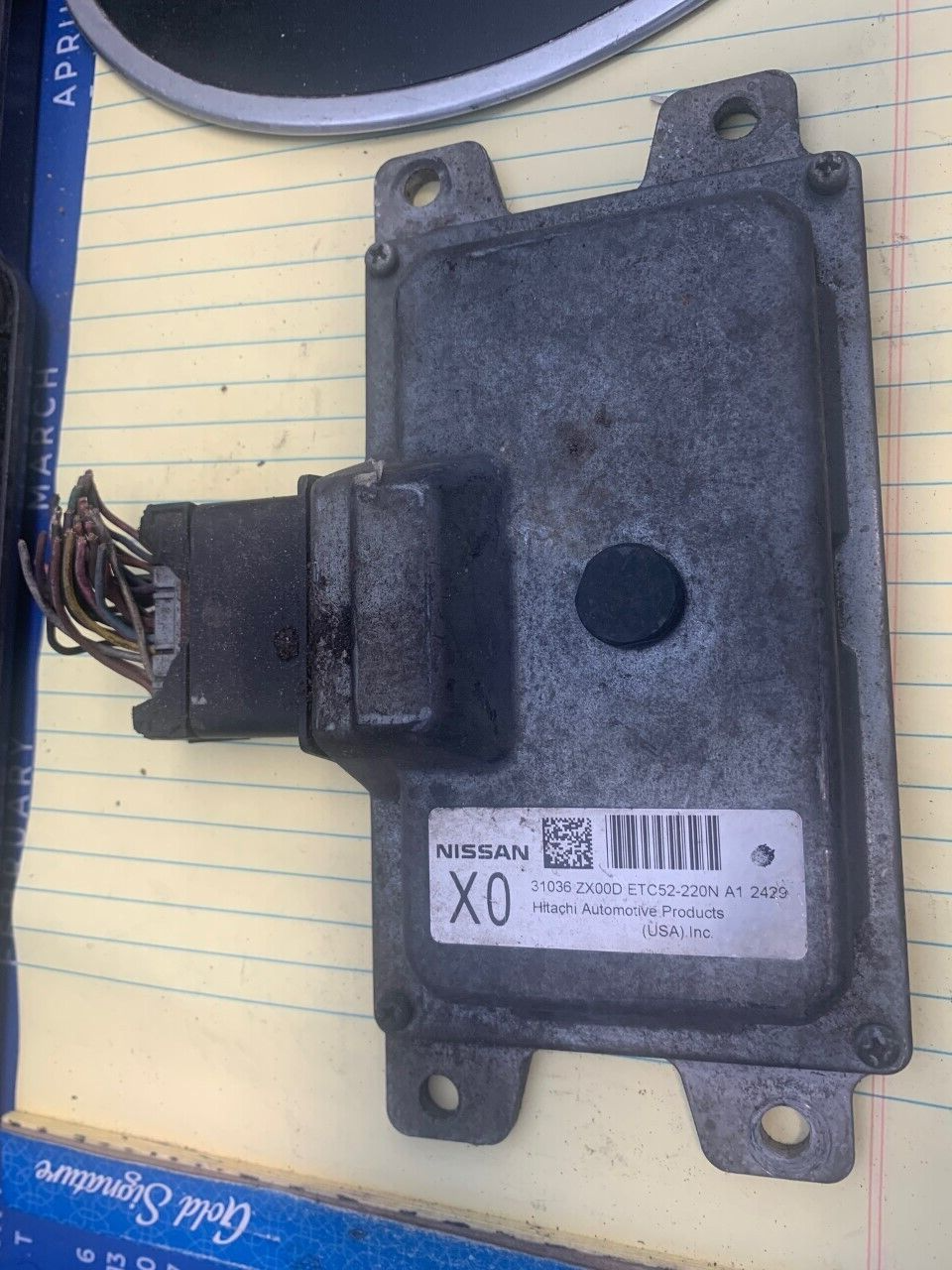 10-12 Nissan Altima 31036 ZX00D TCM TCU Transmission Computer Control ...