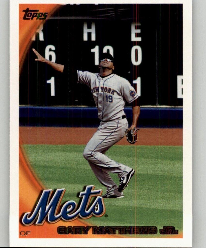 2010 Topps Gary Matthews Jr. #533 SN New York Mets | eBay