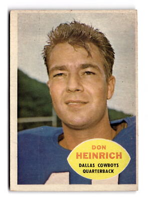1960 Topps #32 Don Heinrich | eBay