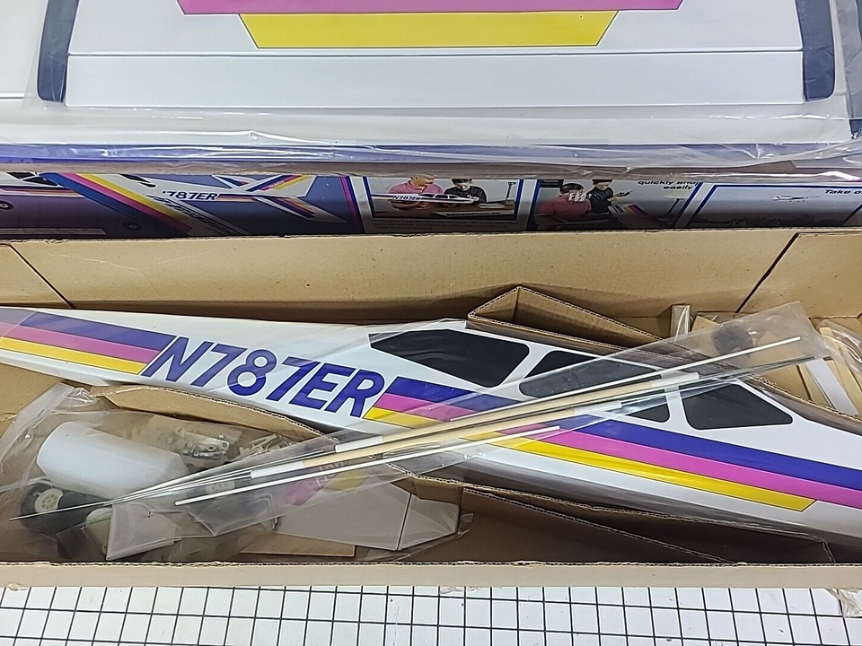 NOS Hobbico Superstar 40 AWARF Rc Model Airplane Kit *NEW In Open Box ...