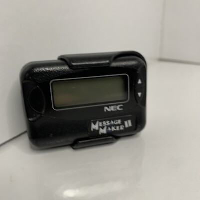 NEC Message Maker Black Digital Display Portable Pager System | eBay