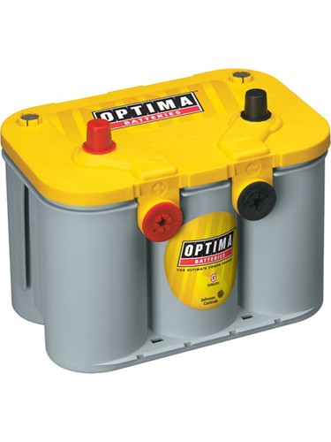 Optima Battery Battery YellowTop D34/78 AGM 12V 870 Cranking Amp Top ...