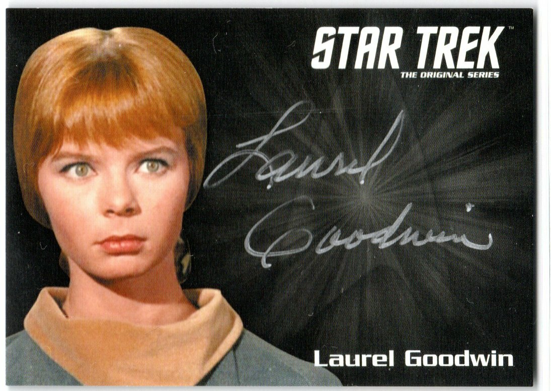 STAR TREK TOS CAPTAINS COLLECTION LAUREL GOODWIN AS YEOMAN COLT SILVER ...