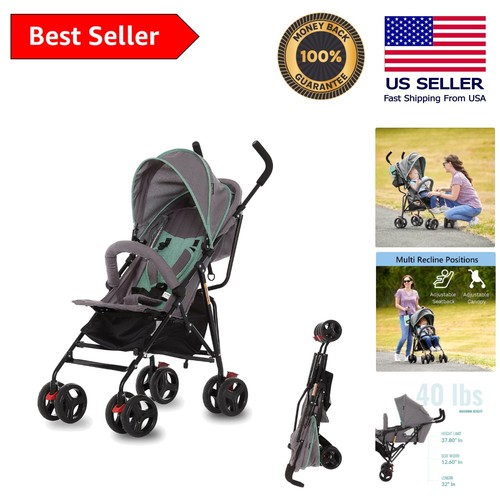 Vista Moonwalk Mint Baby Stroller – Lightweight, Compact, Multi ...