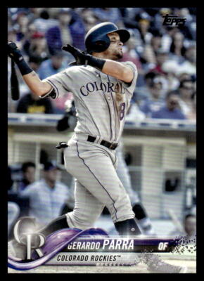 2018 Topps Gerardo Parra #604 Colorado Rockies Baseball Card | eBay