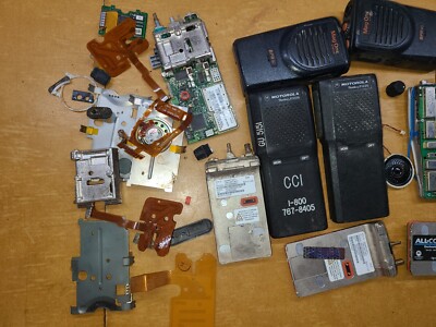 Cleaning Out the Shop: Misc Motorola Portable Radio Parts Pile | eBay