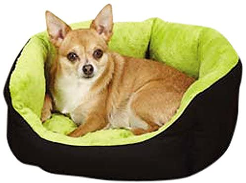 Pet Nesting Bed Slumber PetA Dimple Plush Cozy Clamshell Small 18 ...