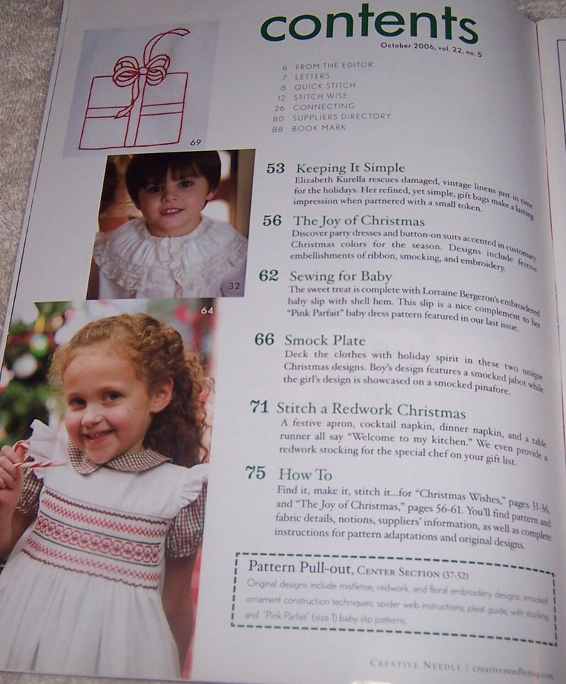 Creative Needle Magazine October 2006 quilting sewing | eBay