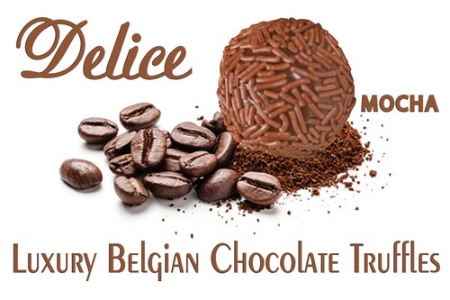 Delice Handmade Luxury Belgian Chocolate MOCHA Truffles. (Coffee ...