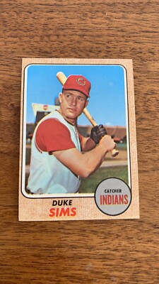 1968 Topps #508 Duke Sims High Number Baseball Card - Ex-Nm | eBay