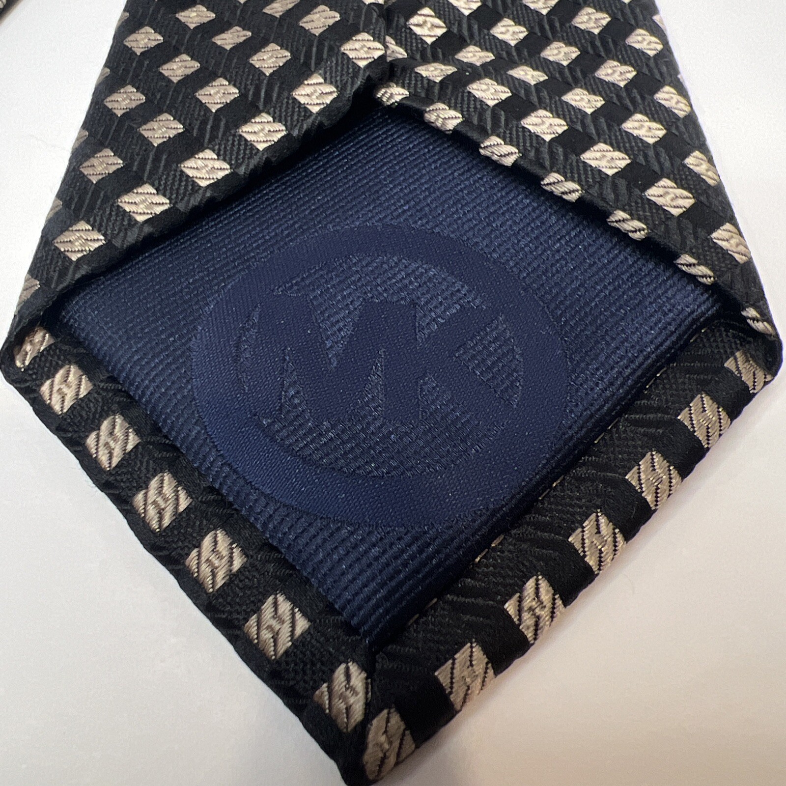 Michael Kors MK Men's Tie 100% Silk Geometric Neck Tie - Gem