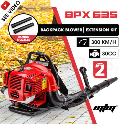 MTM 30CC Backpack Petrol Leaf Blower 2 Stroke Lightweight Commercial ...