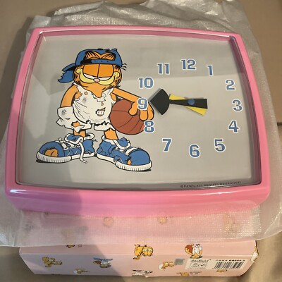 Vintage Garfield Clock from Asian Market BNIB Prototype I Believe | eBay