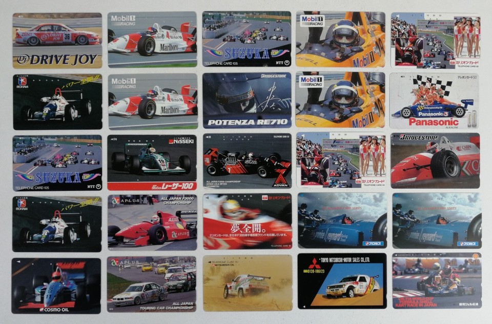 Lot 33 Japanese Phone Cards - Racing Cars - JAPAN PHONE CARD | eBay