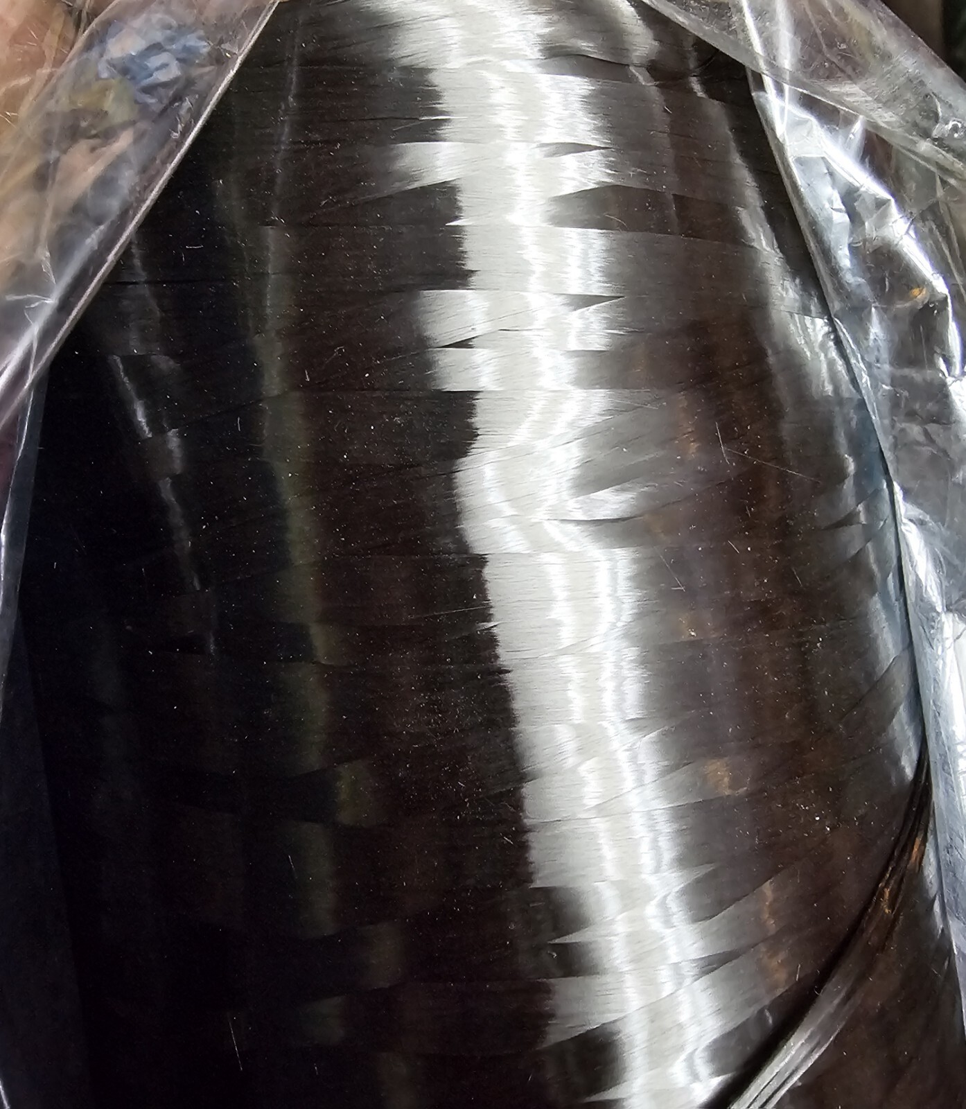 Entire Roll 12K REAL Carbon Fiber Tow Filament Yarn Thread Tape 5000m ...