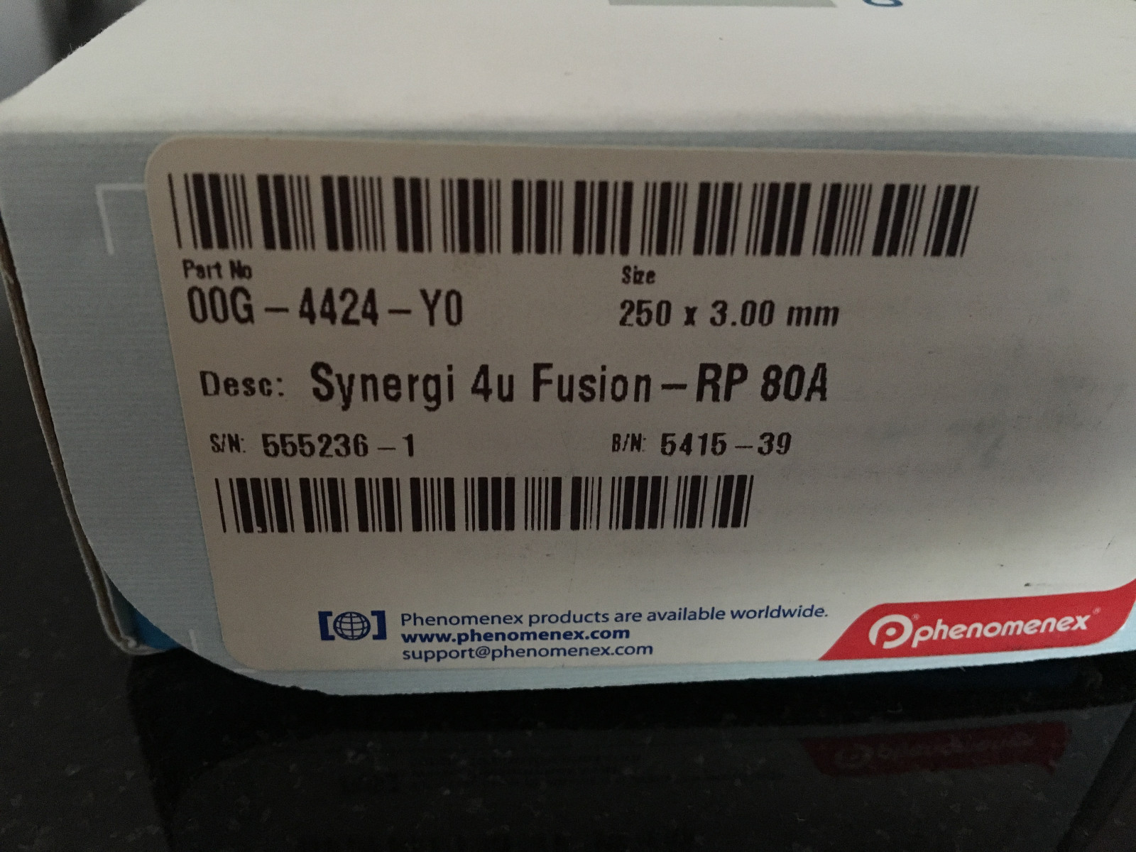 Phenomenex Synergi 4u Polar - Rp80a HPLC Column 00g-4336-y0 for sale ...