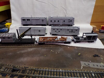 Walthers HO Scale Santa Fe Work Train Set #1 / 7 Car Kit #932-87 | eBay
