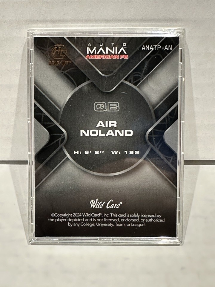2024 Wild Card Automania Air Nolan QB Triangle Eagle3 Crystals 1/1 | eBay