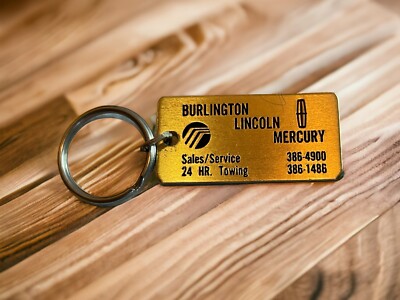 Burlington Lincoln Mercury Keychain | eBay