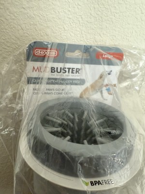 Dexas NEW Large Mudbuster Portable Dog Paw Mud Dirt Washer Muddy Feet ...