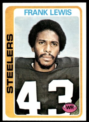 1978 TOPPS FRANK LEWIS K PITTSBURGH STEELERS #431 | eBay