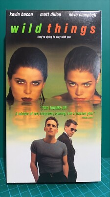 Wild Things [ VHS 1998 ] Starring Neve Campbell and Matt Dillon | eBay