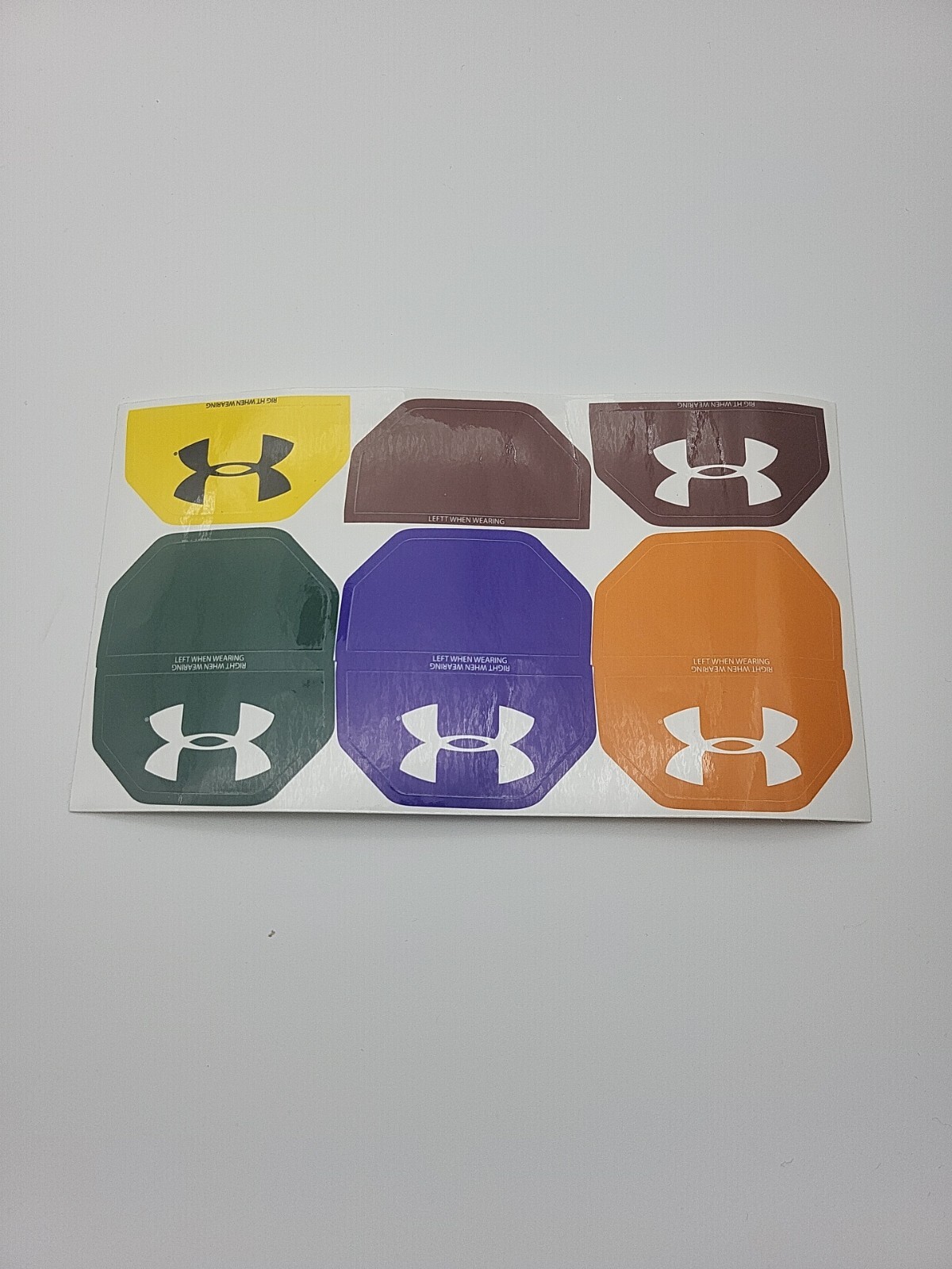 Under Armour Football Helmet Visor Eye Shield Decals Stickers | eBay