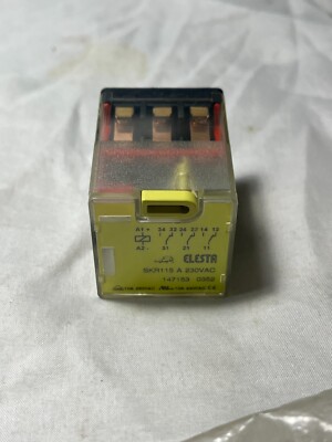 Elesta Relay SKR115A 3 Pole 10A 230vac Coil | eBay