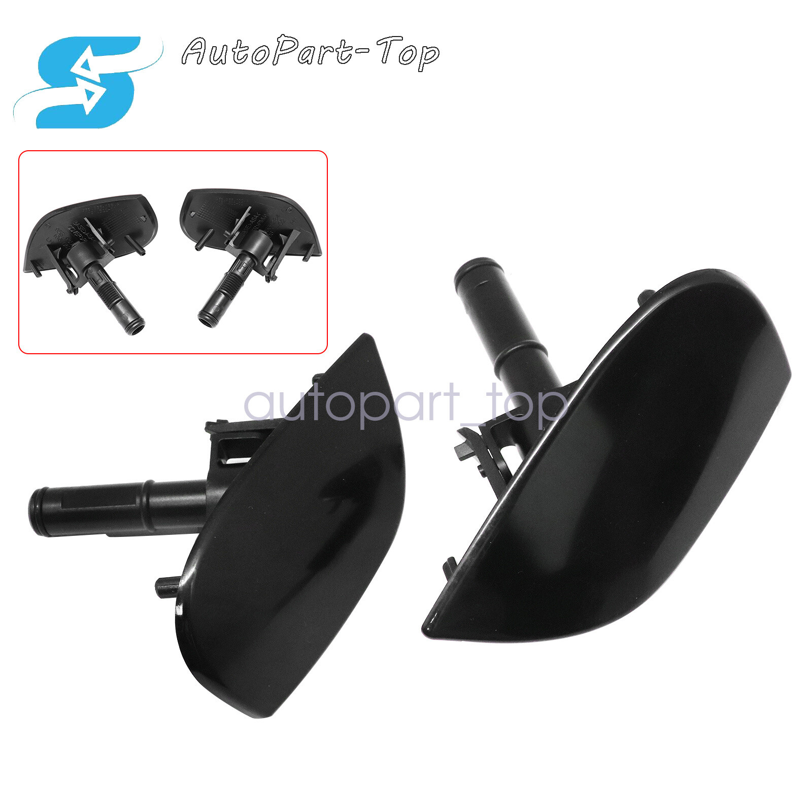 For Porsche Macan Headlight Washer Nozzle With Cover Set 95B955099A ...