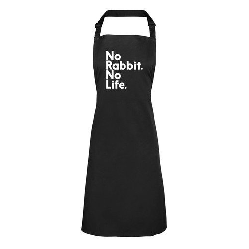 No Rabbit No Life Mens Womens Apron | eBay UK
