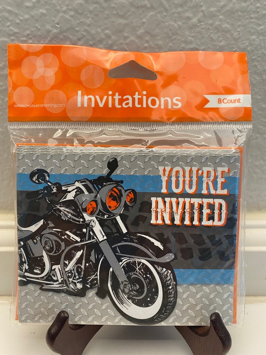 Biker Party Invitations Premium Biker Poster Templates