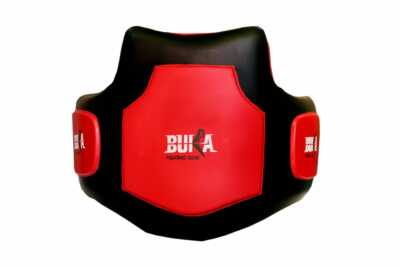 BUKA Boxing Body Protector Kickboxing MMA Muay Thai Rib Ab Belly Pad ...