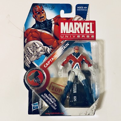 2010 Marvel Universe 3.75" #026 Series 2 Captain Britain Action Figure ...