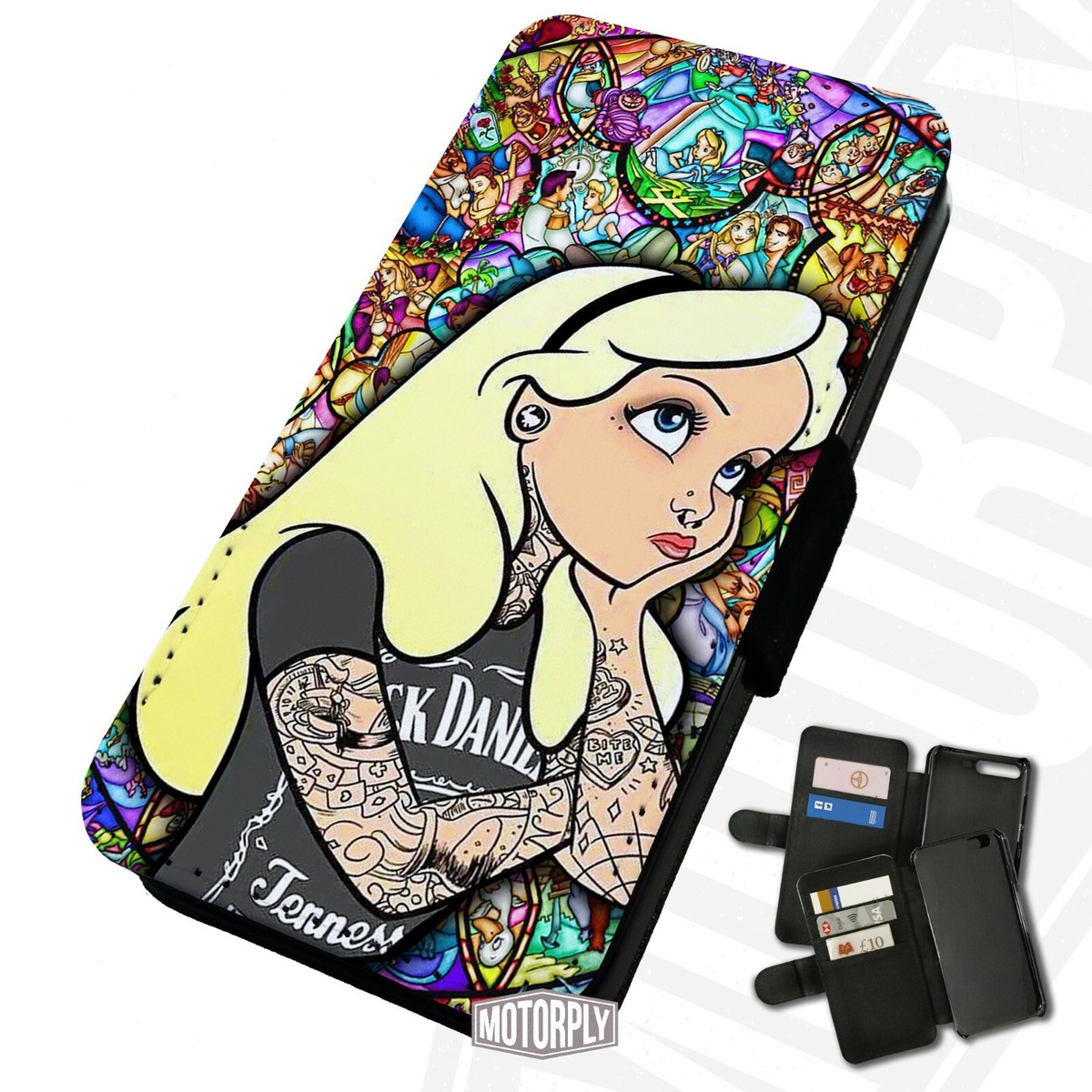 Coque Alice Tattoos Case For Samsung Galaxy A50 Funny Princess Rock