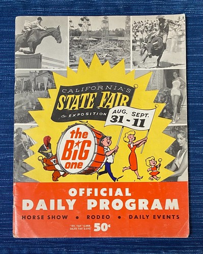 California State Fair Horse Show 1960 Official Program Rodeo Ads ...