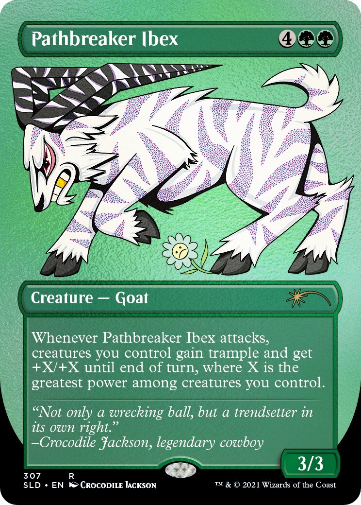 Pathbreaker Ibex (Foil Etched) Secret Lair Drop Foil for sale online | eBay
