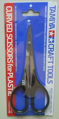 CURVED SCISSORS For PLASTIC 1:24 1:25 TAMIYA CAR MODELING HOBBY CRAFT ...