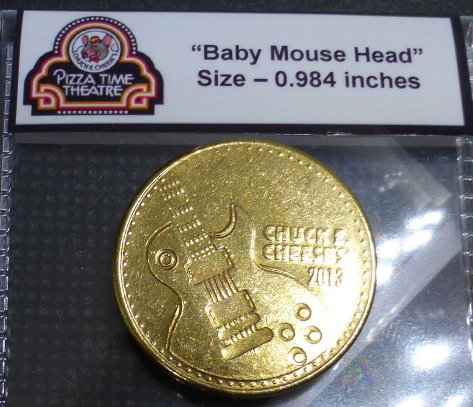 Chuck E. Cheese Token, Type 5 (2013-2016) Chucky Cheese's Great Gift ...
